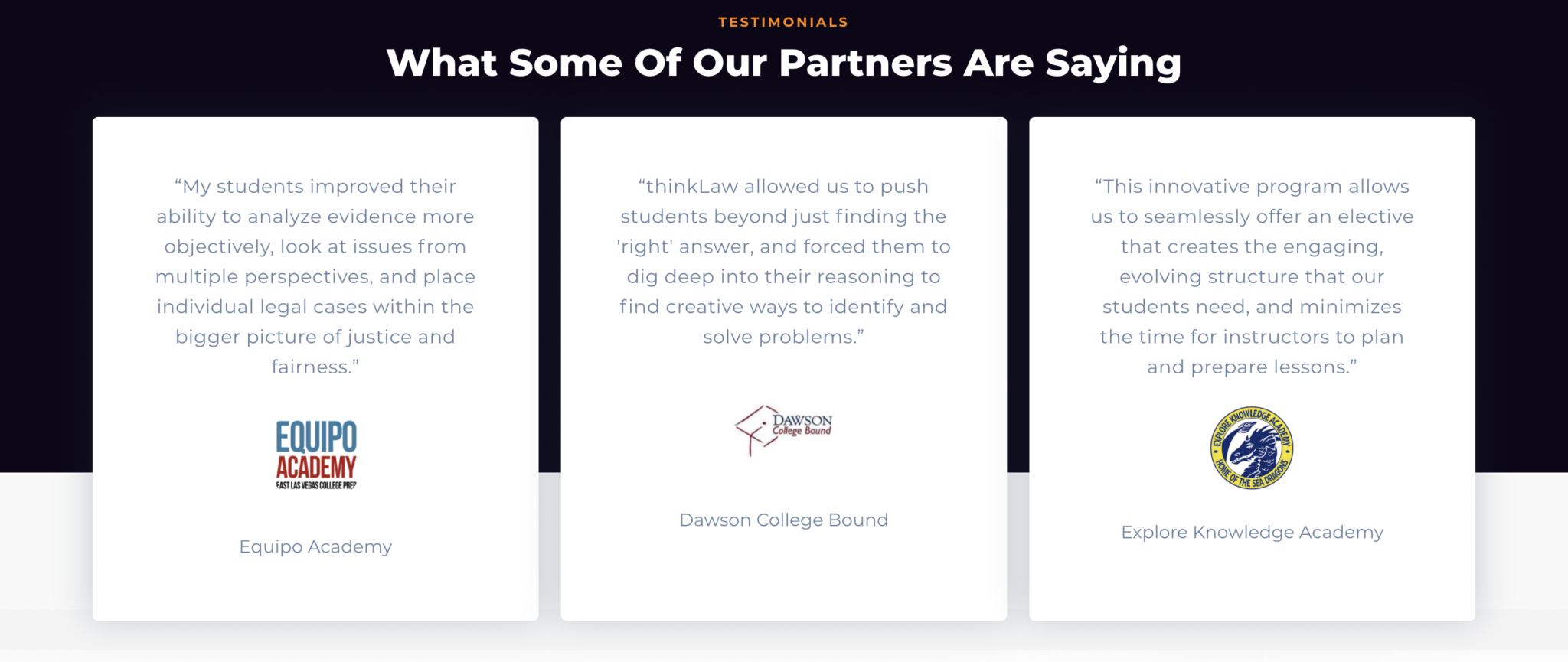 thinkLaw Sample Lessons - thinkLaw