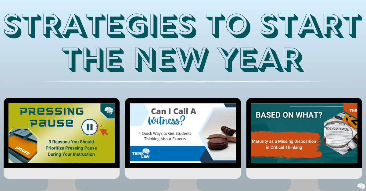 Strategies To Start The New Year - thinkLaw